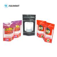 China Compostable Mylar Food Bags Small Three Side Seal Weed Packaging Mylar Bags for sale