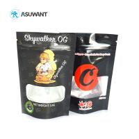 China Compostable Mylar Food Bags Small Three Side Seal Weed Packaging Mylar Bags for sale