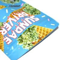 China Multi Color Edible Medical Mylar Ziplock Bags Aluminium Foil Zip Lock Pouches for sale