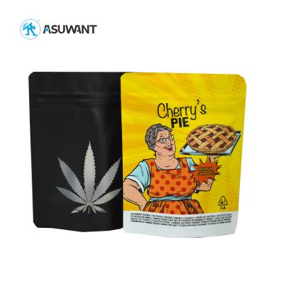 China Metallic Edible Mylar Bags Stand Up Aluminum Foil Mylar Ziplock Bags for sale