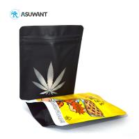 China Metallic Edible Mylar Bags Stand Up Aluminum Foil Mylar Ziplock Bags for sale