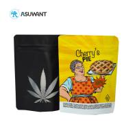 China Moisture Proof Smell Proof Zipper Bag Custom Printed For Weed Tobacco Herb Cookies for sale