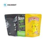 China Heat Seal Spice Mylar Ziplock Bags Stand Up Smell Proof Packaging Bag With Window for sale