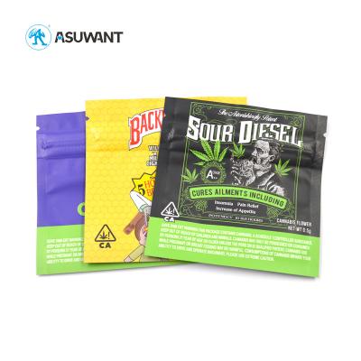 China Plastic Mylar Ziplock Bags Seed Packaging For Weed Weed Skittle Gummies for sale