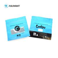 China Skittles Smell Proof Mylar Bags Aluminium Foil Colored Zip Lock Weed Packaging Bags for sale