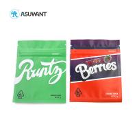 China Custom Printing Smell Proof Mylar Pouch Ziplock For Skittles herb for sale