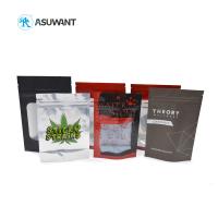 China Seed Packaging Cigar Mylar Stand Up Pouches Small Heat Seal Plastic Ziplock Bag for sale