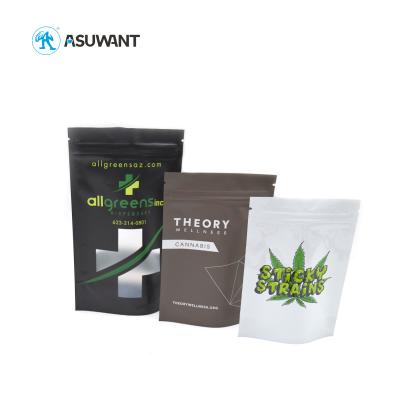 China Seed Packaging Cigar Mylar Stand Up Pouches Small Heat Seal Plastic Ziplock Bag for sale