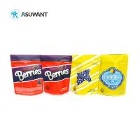 China Resealable Mylar Food Bags Stand Up Gummies Pouch Pre Roll Packaging for sale
