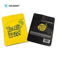 China 3.5g Plastic Zipper Mylar Food Bags Stand Up Pouch Aluminum Foil Packaging for sale