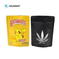 China Weed Candy Mylar Ziplock Bags Resealable Edible Gummies Bear Stand Up Pouch for sale