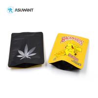 China Resealable Heat Seal Plastic Mylar Edible Bag Smell Proof 14g For Weed for sale