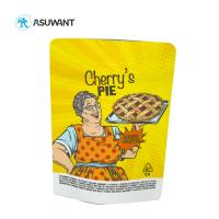 China Recyclable Mylar Stand Up Pouches Weed Smell Proof Packaging Bag for sale