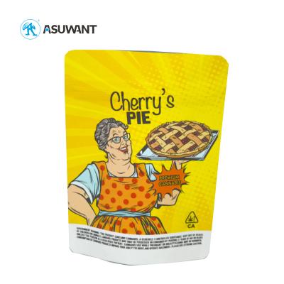 China Eco Friendly Plastic Custom Mylar Bags Weed Ziplock Packaging for sale