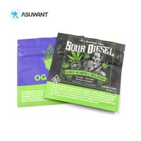 China 3.5g Weed Bags Smell Proof Thc Edible Mylar Bag Gravure Printing / Digital Printing for sale