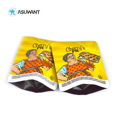 China Smell Proof Mylar Ziplock Bags For Weed THC Marijuana Weed for sale