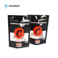 China Glossy Mylar Plastic Bags Aluminium Foil Heat Seal Standup Pouch With Window for sale