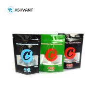 China Black Small Zip Lock Mylar Bags 3 Side Seal Smell Proof Mylar Pouch Bags for sale