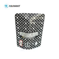 China Black Small Zip Lock Mylar Bags 3 Side Seal Smell Proof Mylar Pouch Bags for sale