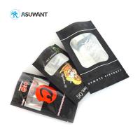 China Black Small Zip Lock Mylar Bags 3 Side Seal Smell Proof Mylar Pouch Bags for sale