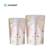 China 110-150mic Water Proof Weed Zipper Top Heat Seal Flat Bottom Bag for sale