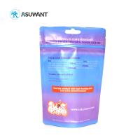 China Pink Reclosable Zipper Plastic Stand Up Pouch Mylar Food Packaging Bags for sale