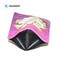 China Resealable 120mic Thickness Weed Customized Logo Water Proof Mylar Bag for sale