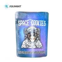 China Resealable 120mic Thickness Weed Customized Logo Water Proof Mylar Bag for sale