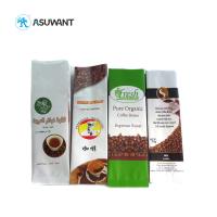 China Coffee Packaging Bags Side Gusset Tin Tie Plastic Packaging Bags for sale