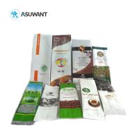 China Resealable Coffee Tea Packing Wholesale With Degassing Valve And Tin Tie for sale