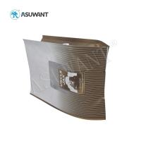 China Plastic Stand Up Aluminum Foil Side Gusset Flat Bottom Coffee Bean Bag for sale