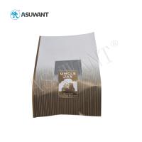 China Plastic Stand Up Aluminum Foil Side Gusset Flat Bottom Coffee Bean Bag for sale