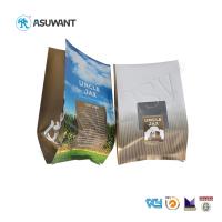 China Plastic Stand Up Aluminum Foil Side Gusset Flat Bottom Coffee Bean Bag for sale