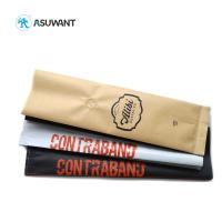 China Matt Black Plastic Coffee Bag Aluminum Foil 100g 250g 500g 1kg 12 Oz Packaging for sale
