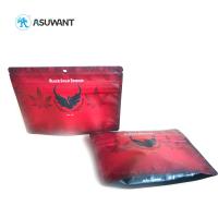 China Frosted Finshed 120mic Thickness Plastic Customized Childproof Mylar Bag for sale