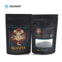 China Resealable Mylar Ziplock Edible Thc Tobacco Pouch Smell Proof Zipper Weed Packaging3.5 for sale