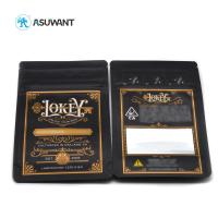 China Resealable Mylar Ziplock Edible Thc Tobacco Pouch Smell Proof Zipper Weed Packaging3.5 for sale