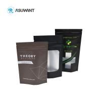 China Custom Printed 3.5 Plastic Zipper Mylar Foil Smell Proof Spice Packaging Bags Window for sale