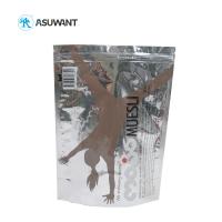 China Custom Printed 3.5 Plastic Zipper Mylar Foil Smell Proof Spice Packaging Bags Window for sale
