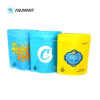 China Eco Friendly Weed Packaging Mylar Plastic Ziplock Mylar Stand Up Pouch Smell Proof Bag for sale