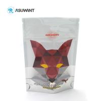 China Custom Printed 3.5 Plastic Zipper Mylar Foil Smell Proof Spice Packaging Bags Window for sale