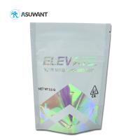 China Resealable Smell Proof Mylar Ziplock Plastic Heat Sealed Foil Lamination Pouch for sale
