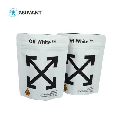 China Resealable Stand Up Pouch Smell Proof Zipper Bags Edible Food Packaging for sale