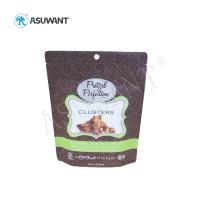 China Custom Logo Stand Up Cookies Food Packaging Pouches With Zipper for sale