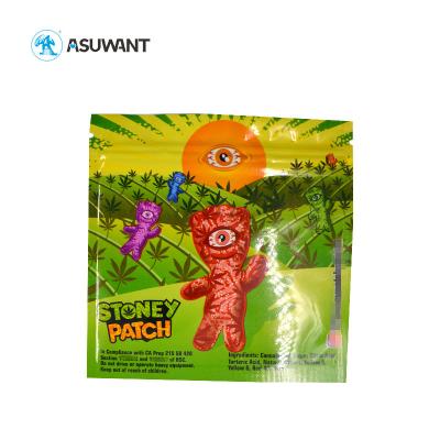China Edible Food Packaging Bags Heat Seal Small Zipper Sachet For Gummies Bear Skittle Candys for sale