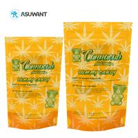 China Edible Food Packaging Bags Heat Seal Small Zipper Sachet For Gummies Bear Skittle Candys for sale