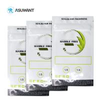 China Clear Front PET / PE Flexible Plastic Bag Mylar Ziplock Bags For Marijuana Weed for sale