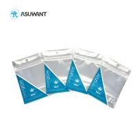 China Eco Friendly Stand Up Pouch Clear Transparent Heat Sealing Mylar Ziplock Bags for sale