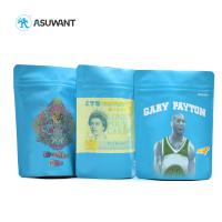 China Mylar Ziplock Stand Up Pouch Custom Tobacco Leaf Weed Packaging for sale