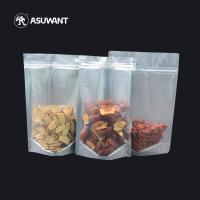 China Resealable Stand Up Ziplock Bags Clear Mylar Biodegradable Packaging Bags CMYK Color for sale